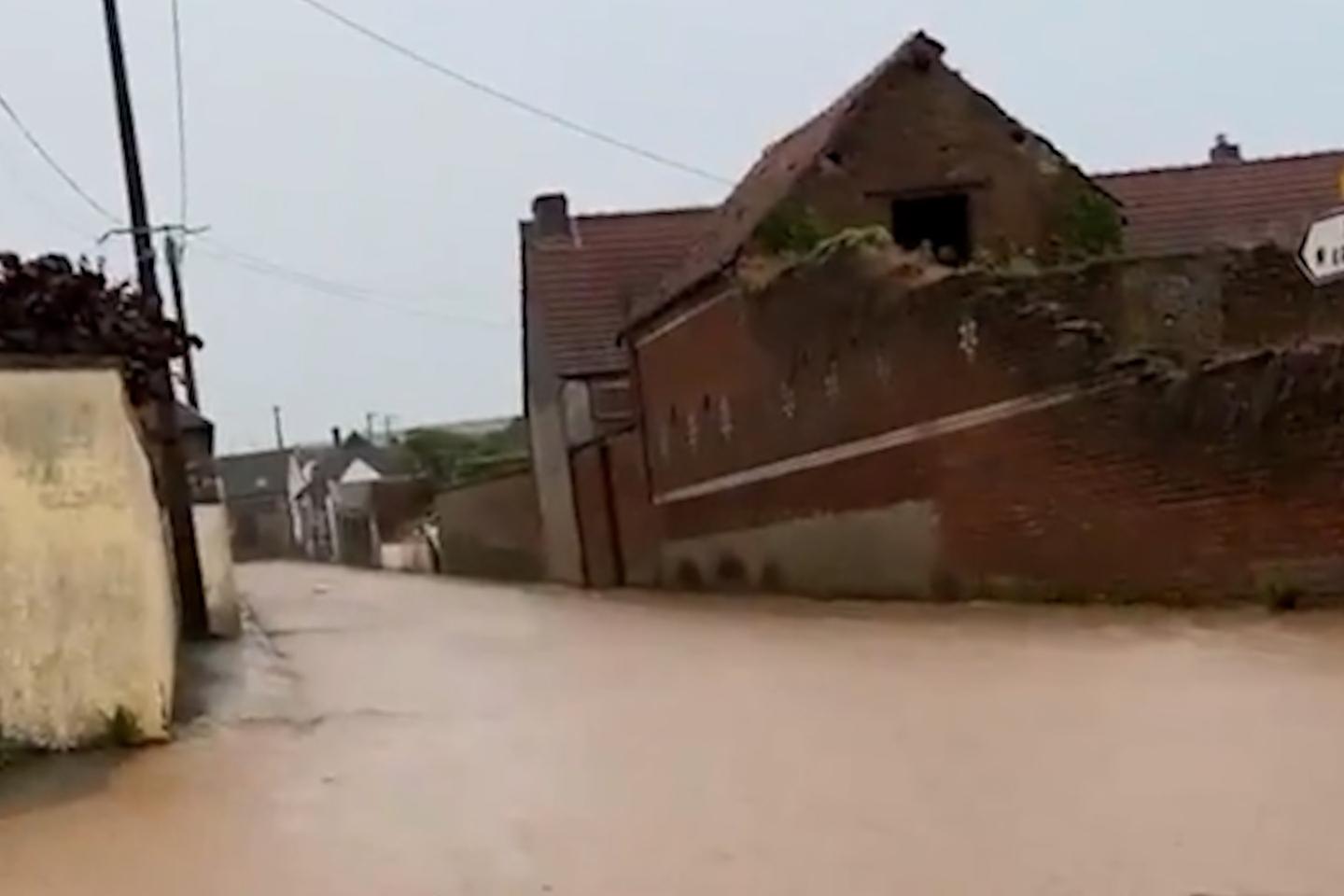 Somme : les images des coulées de boue impressionnantes