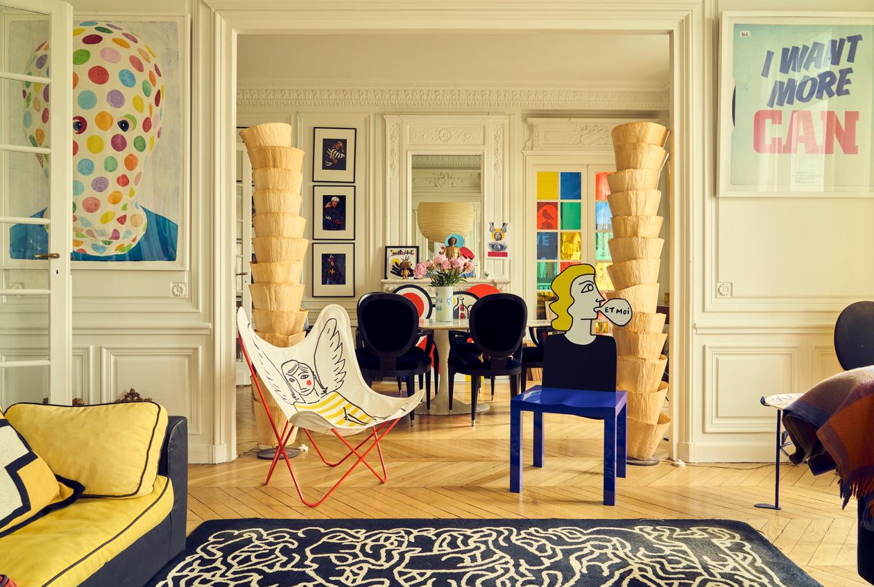 Dans l’atelier de… Jean-Charles de Castelbajac, créateur haut en couleur