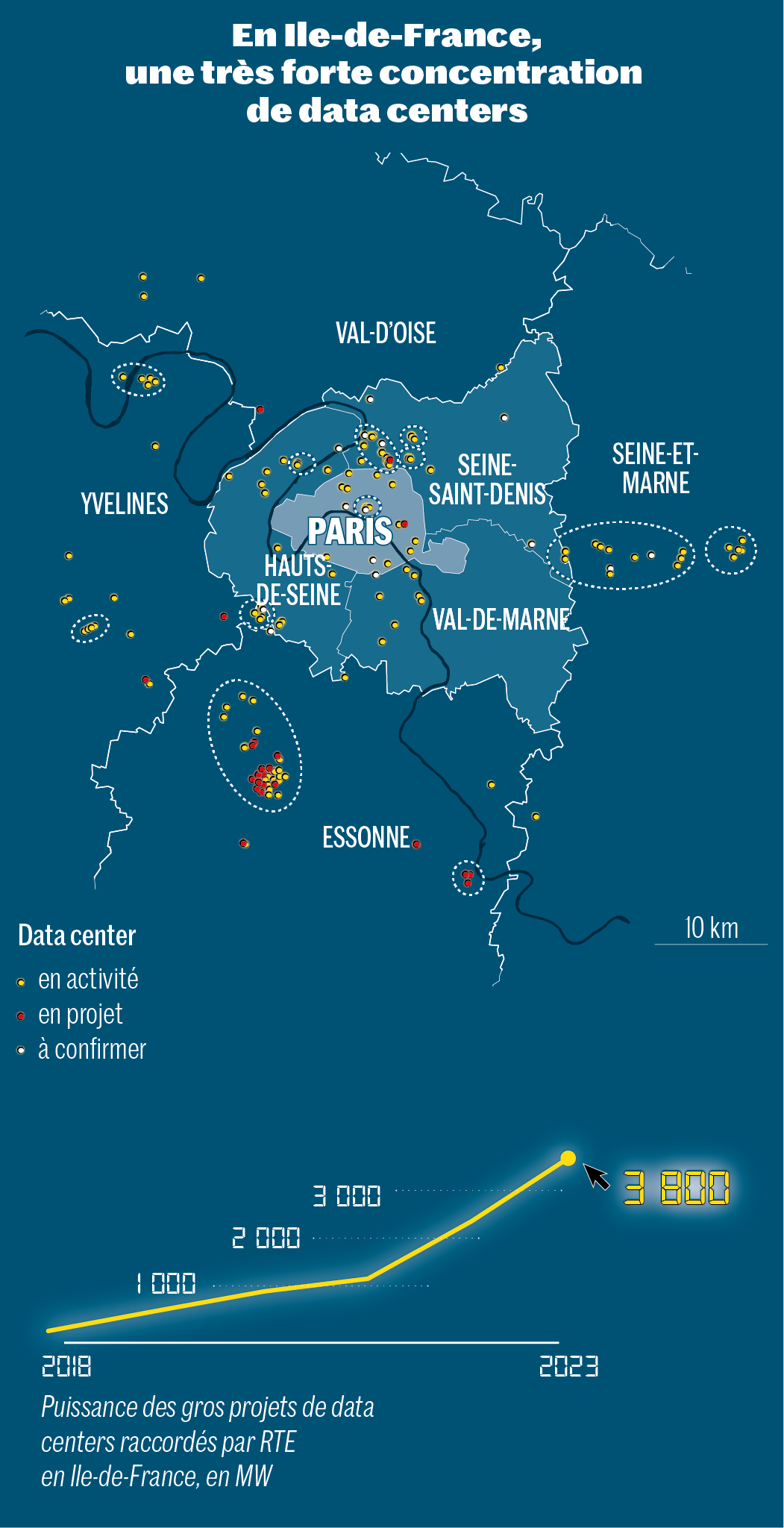 Derrière l’IA, la déferlante des data centers