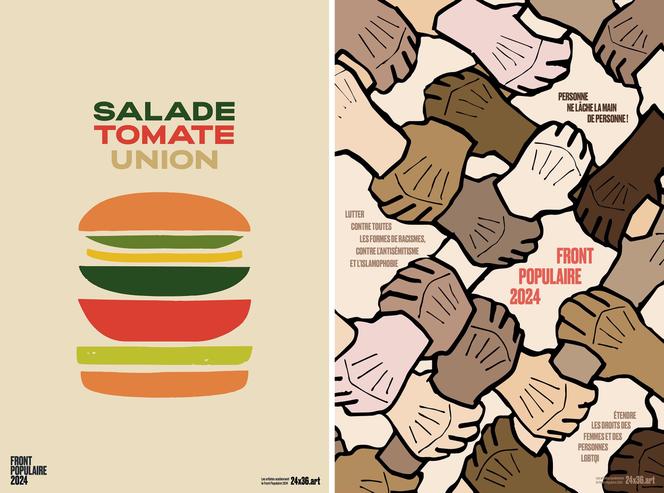 La mobilisation graphique en soutien au Nouveau Front populaire ...