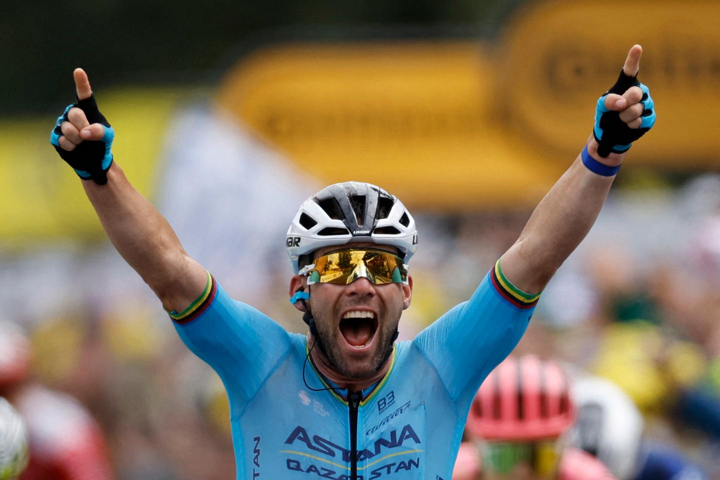 Tour de France: Cavendish breaks Merckx's record with 35th stage win