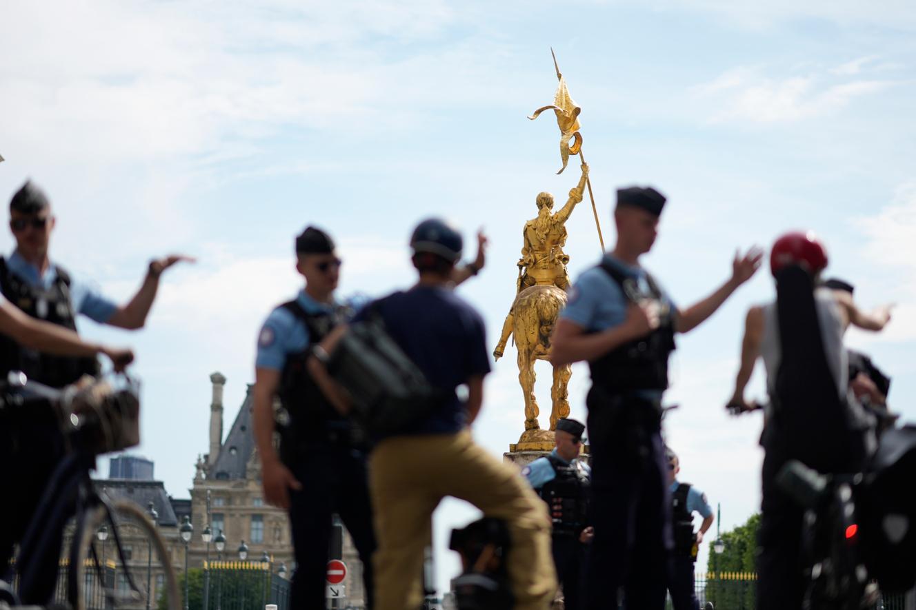 Inside Paris's vast security operation for the Olympics