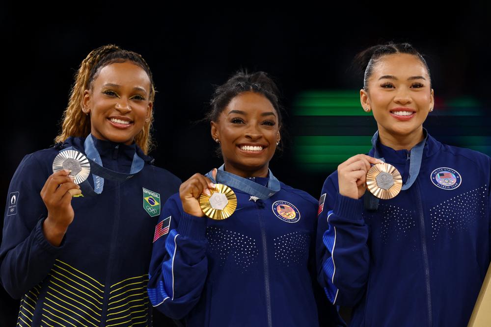 JO 2024, gymnastique | revivez le sixième titre olympique de Simone ...
