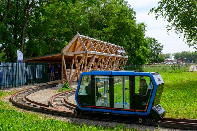 Les petites capsules autonomes d’Urbanloop profitent de l’« effet JO
