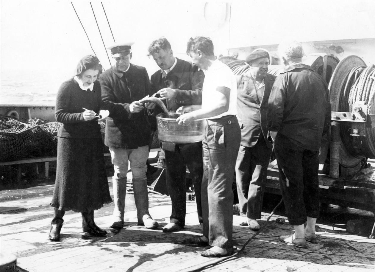 Entre la vieille « dame de la mer » Anita Conti et son jeune admirateur ...