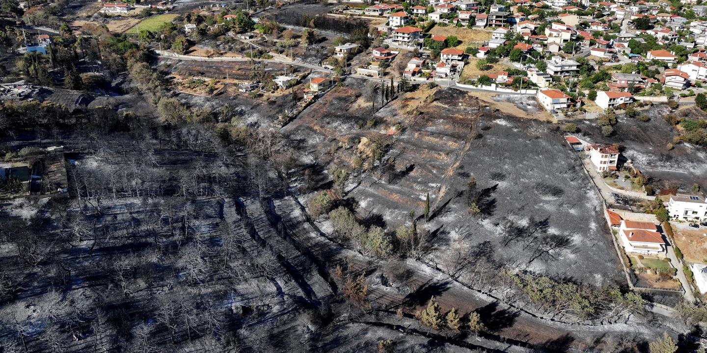 Le pire incendie de l’année en Grèce, qui a brûlé 10 000 hectares et ...