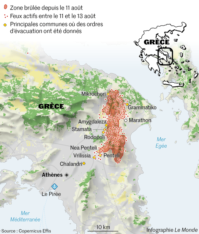 Dans la banlieue d’Athènes, l’amertume des habitants touchés par les ...