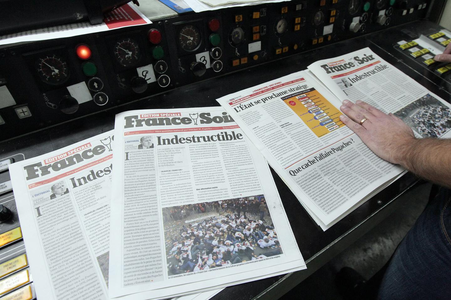 « France-Soir » perd son agrément de service de presse en ligne