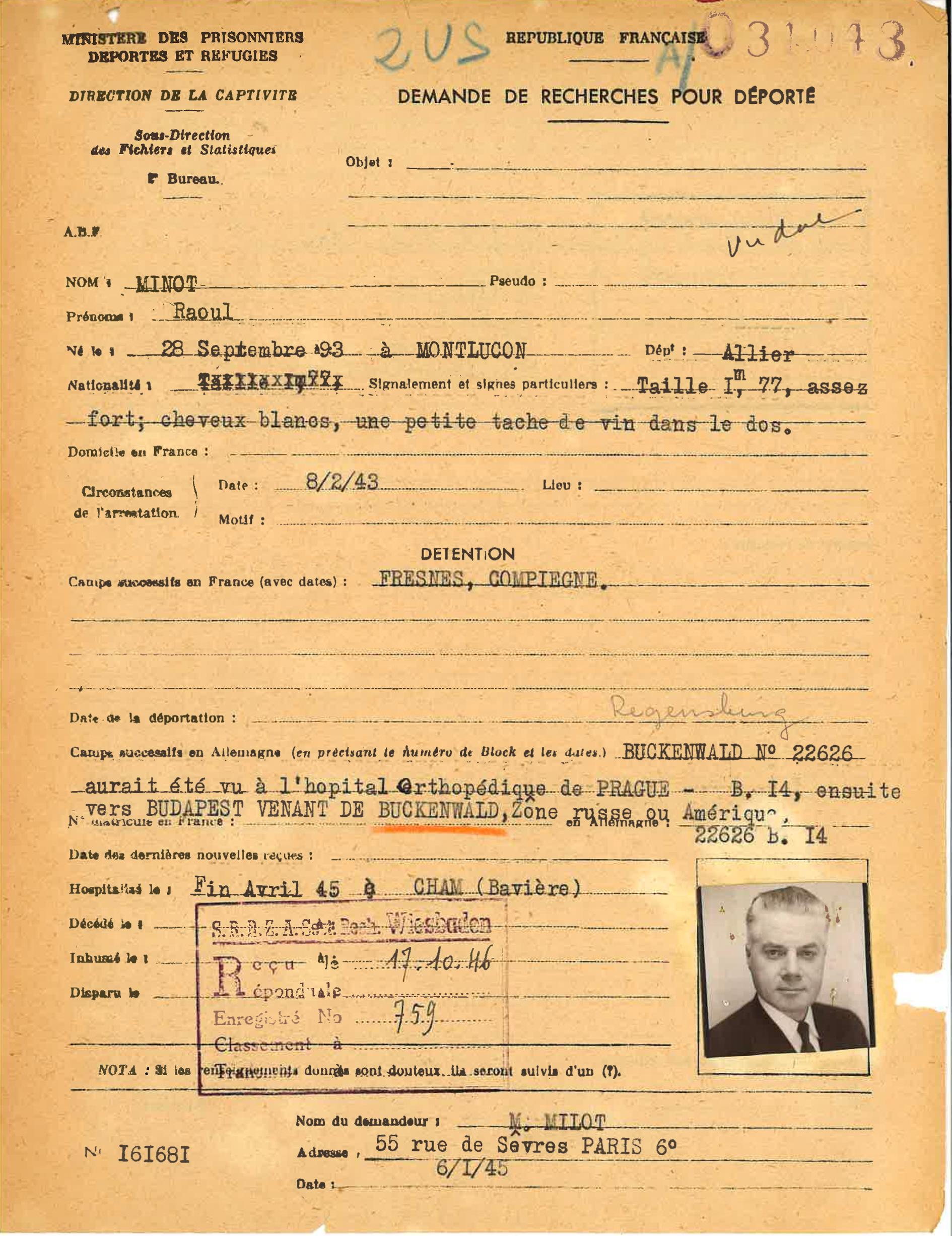 La photo retrouvée de Raoul Minot, le « photographe fantôme » du Paris ...