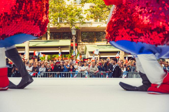 Dressed as a Paris Olympics Phryge: 'Our arms were too short to clap ...