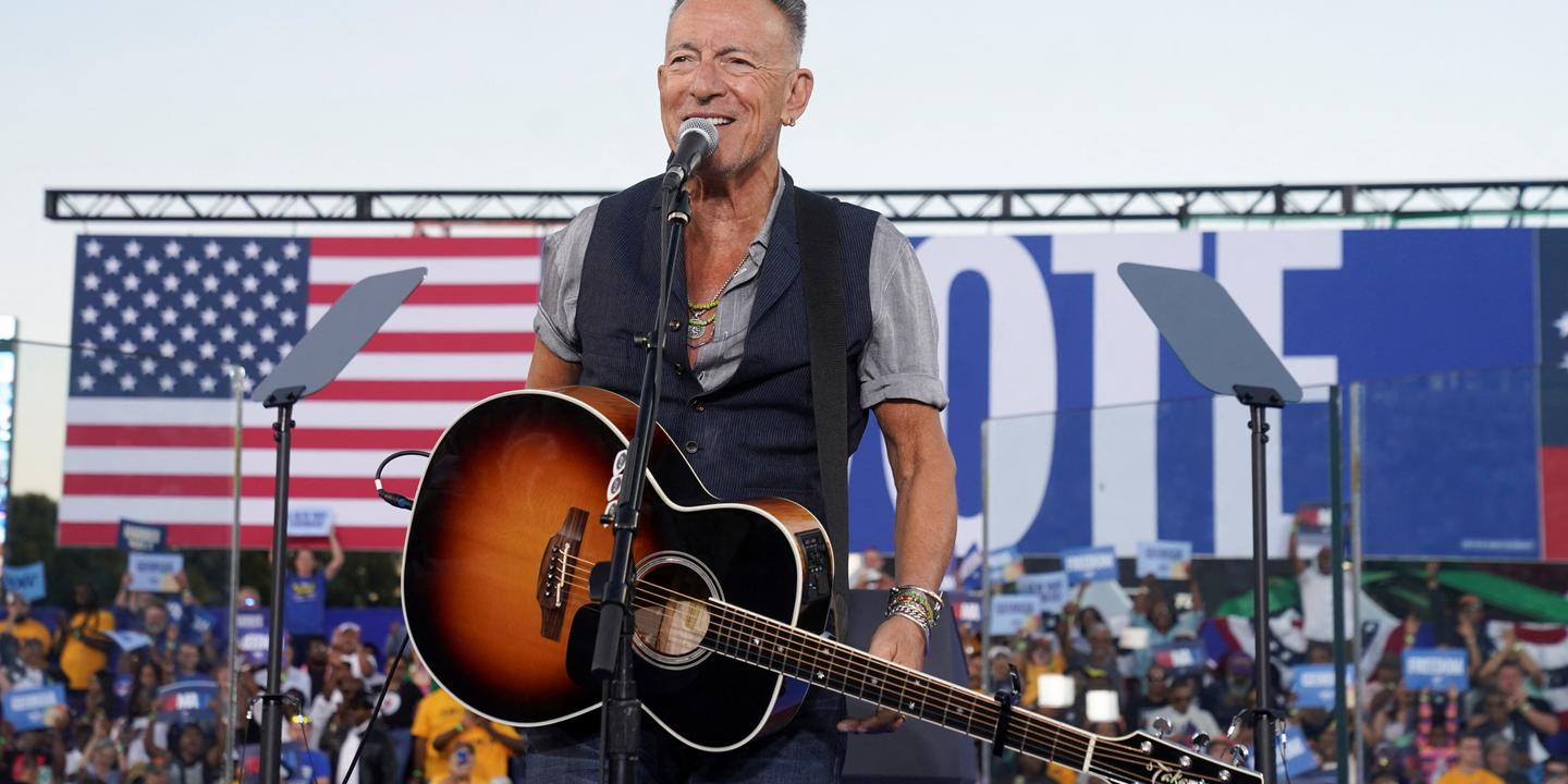 Harris joined by Bruce Springsteen in star-studded swing state rally