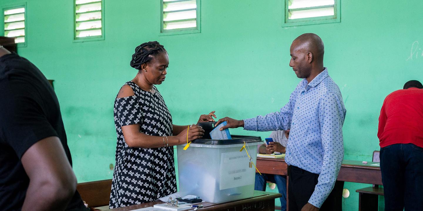 Au Gabon, clôture des votes pour le référendum sur la nouvelle Constitution