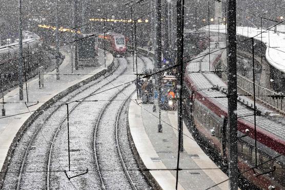 Snow in the city: Parisians wrap up as winter arrives in French capital