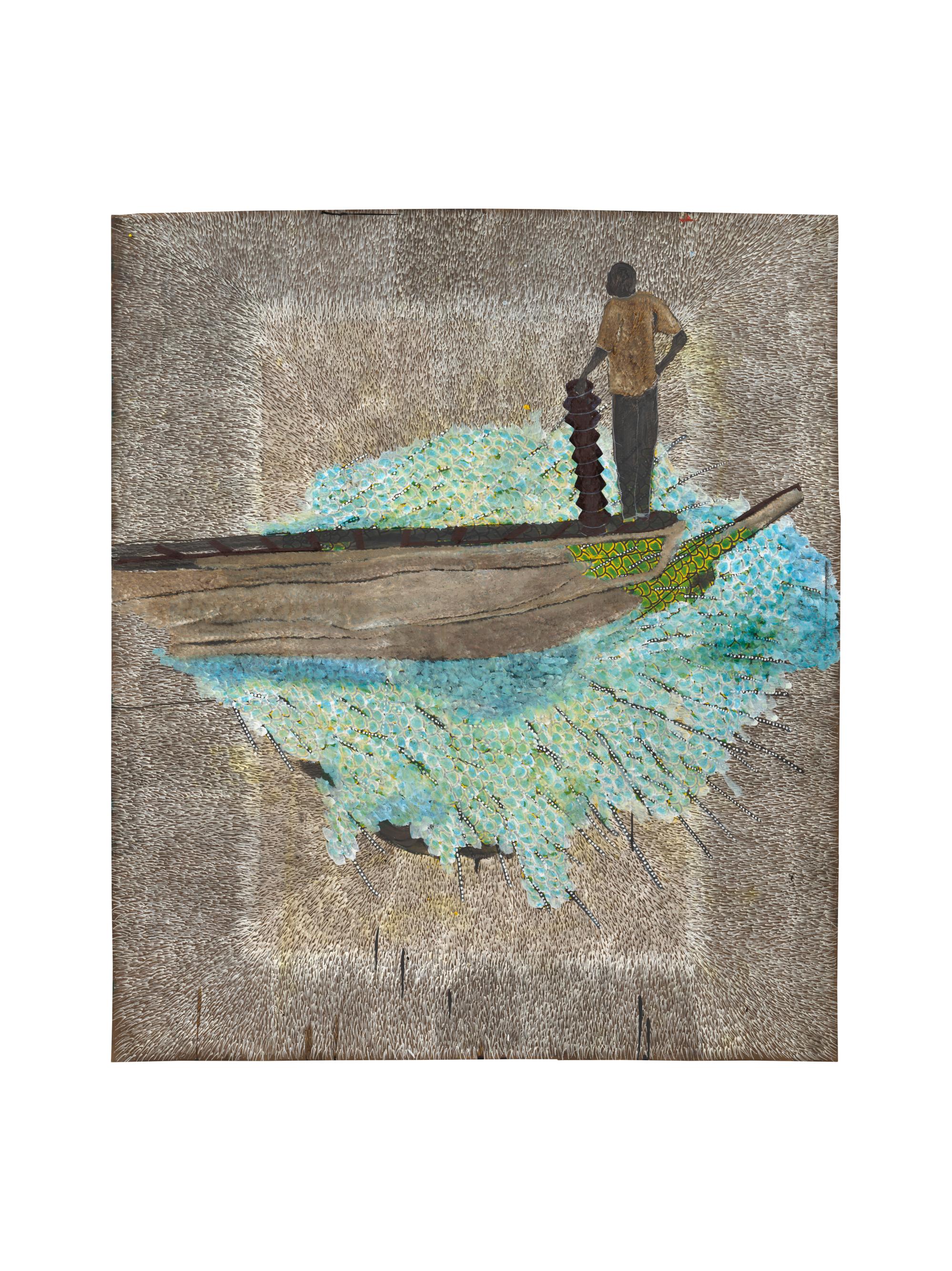 Art contemporain : le peintre sénégalais Omar Ba célèbre la sagesse peule