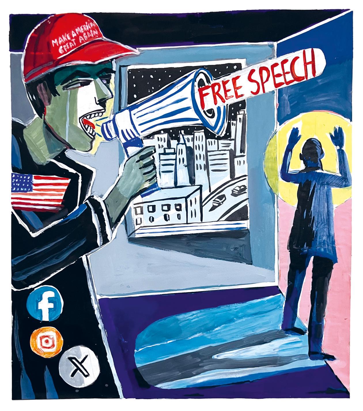 How 'free speech' became the weapon of conservatives in the US