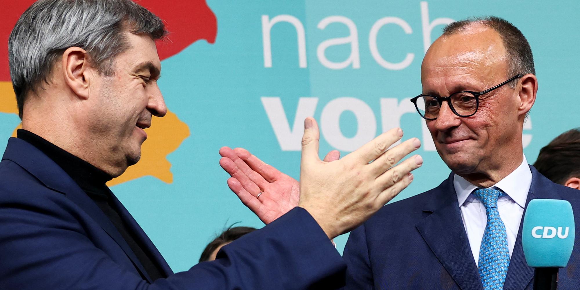 Législatives en Allemagne : les conservateurs de la CDU/CSU en tête, le parti d’extrême droite ...