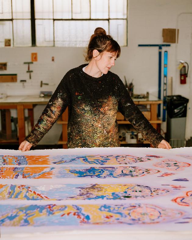 From Monet's Water Lilies to Notre-Dame's stained-glass windows, Claire Tabouret's sacred journey