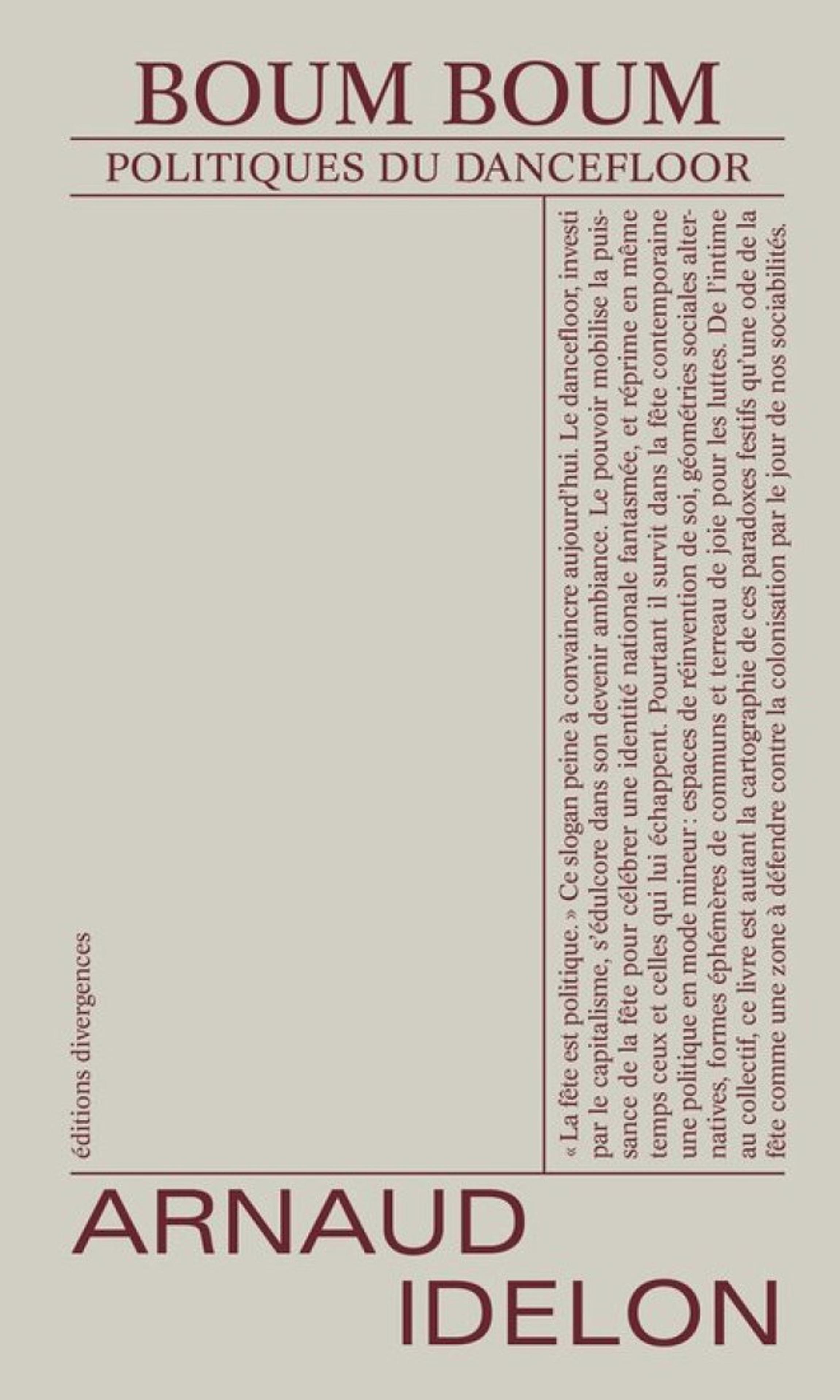 « Boum boum », d’Arnaud Idelon : le sens politique de la fête