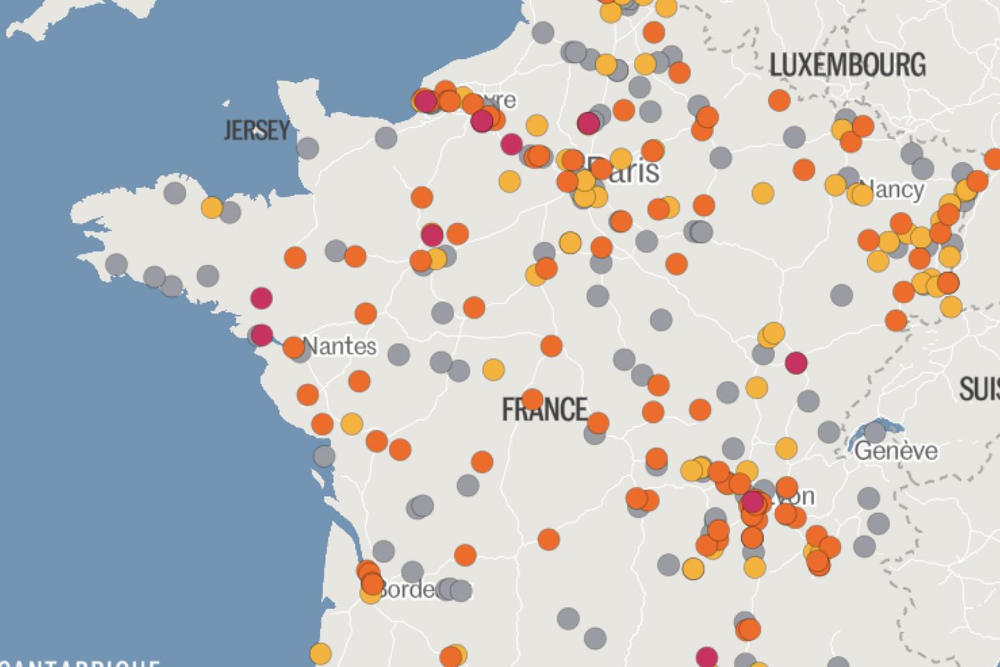 Visualisez les 380 sites industriels qui rejettent l’essentiel des PFAS ...