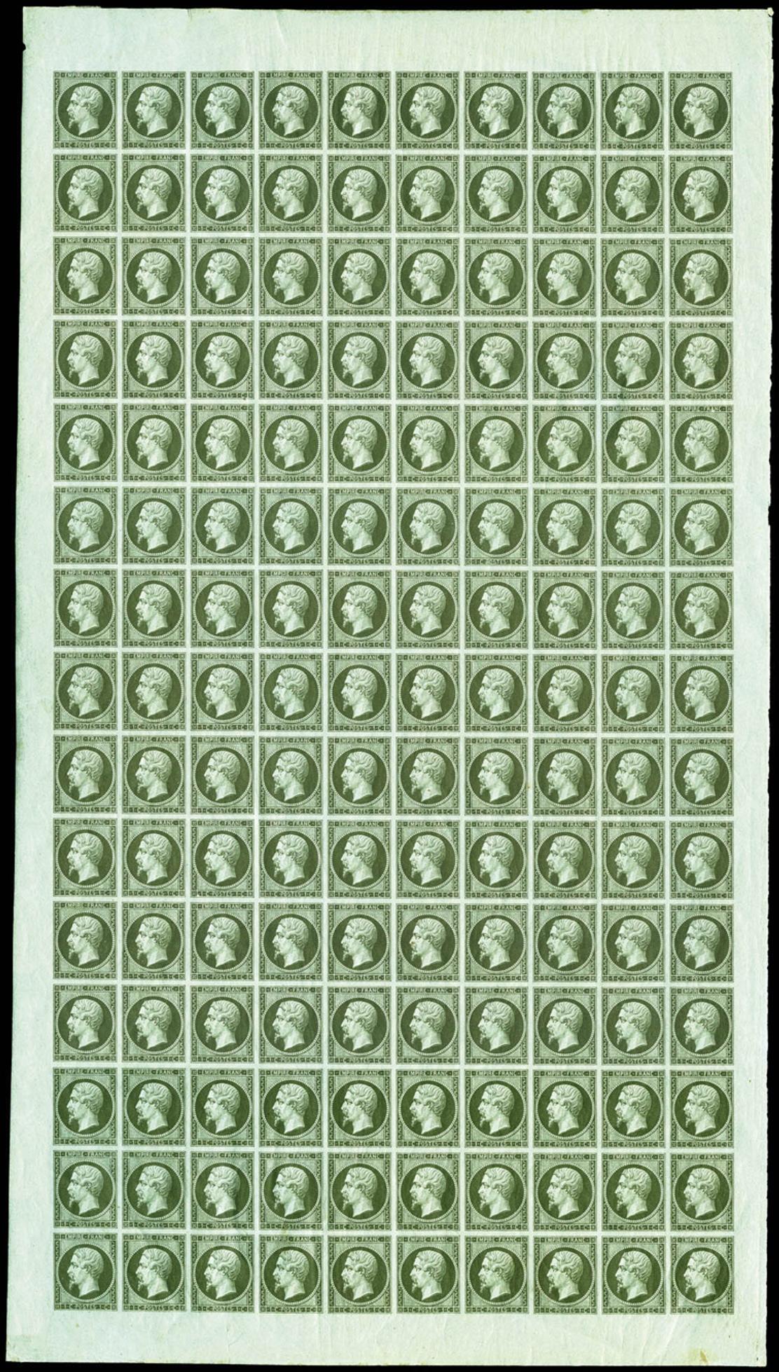 Philatélie : une bande de trois du 1 franc vermillon à 175 000 euros ...