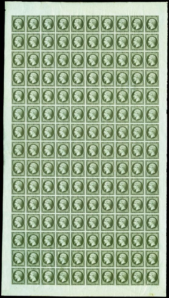 Philatélie : une bande de trois du 1 franc vermillon à 175 000 euros ...