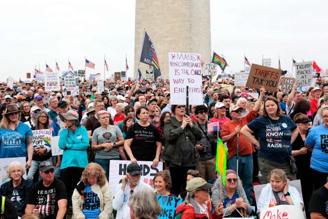 Anti-Trump rallies draw tens of thousands across the United States