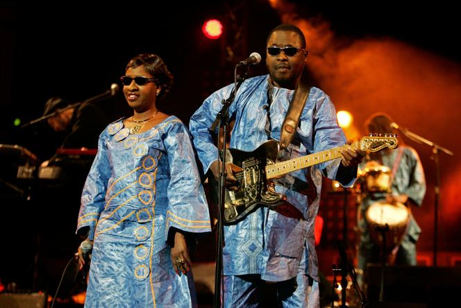 Amadou Bagayoko, guitarist and singer of Malian duo Amadou & Marian ...
