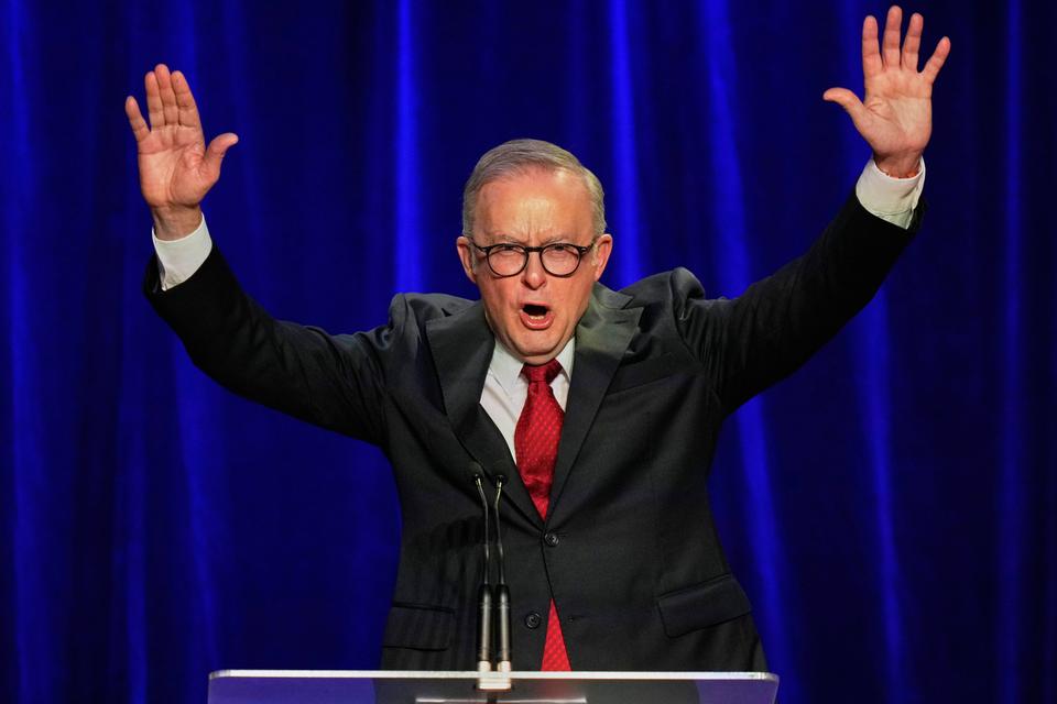 Australian left-leaning PM Anthony Albanese claims victory in election