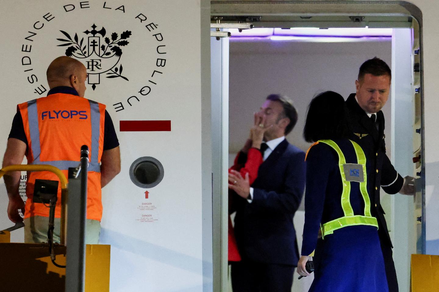 French President Macron denies being slapped by his wife in Vietnam