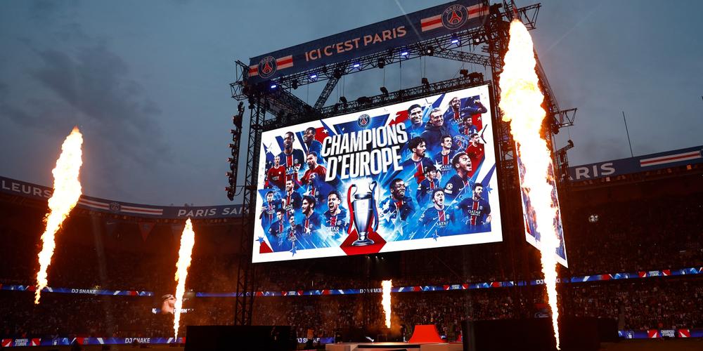 Le PSG vainqueur de la Ligue des champions : revivez la parade des ...