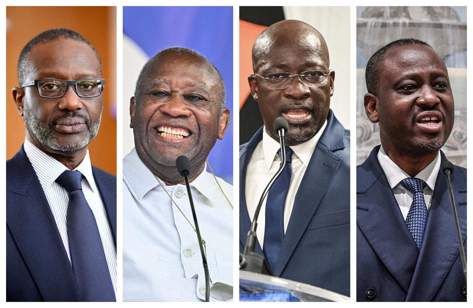 Election présidentielle en Côte d’Ivoire : quatre leaders de l’opposition définitivement exclus ...