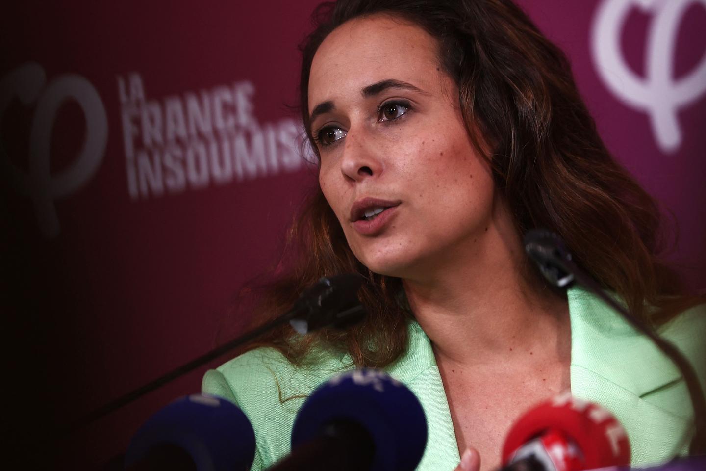 La députée LFI Clémence Guetté était l’invitée de « Questions politiques