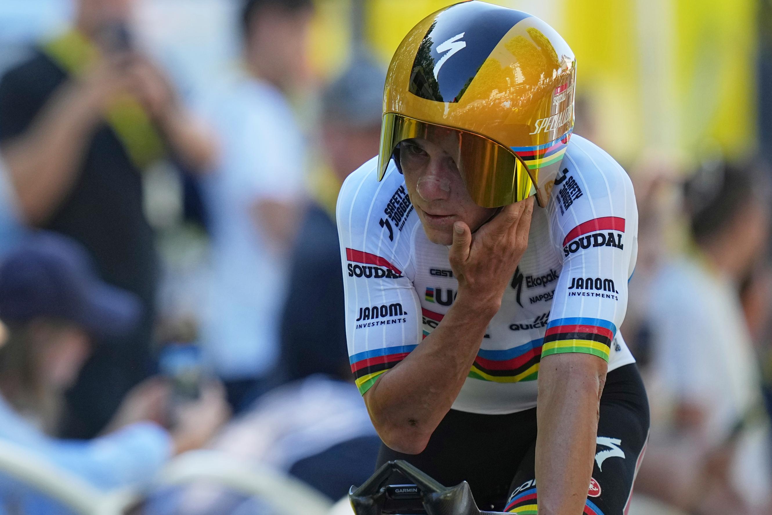 Tour de France 2025 : Remco Evenepoel remporte le contre-la-montre, Tadej Pogacar déjà maillot ...