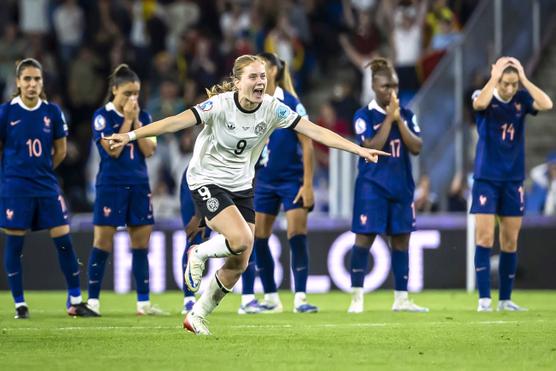 Ten-woman Germany beats France on penalties to reach Women's Euro 2025 ...