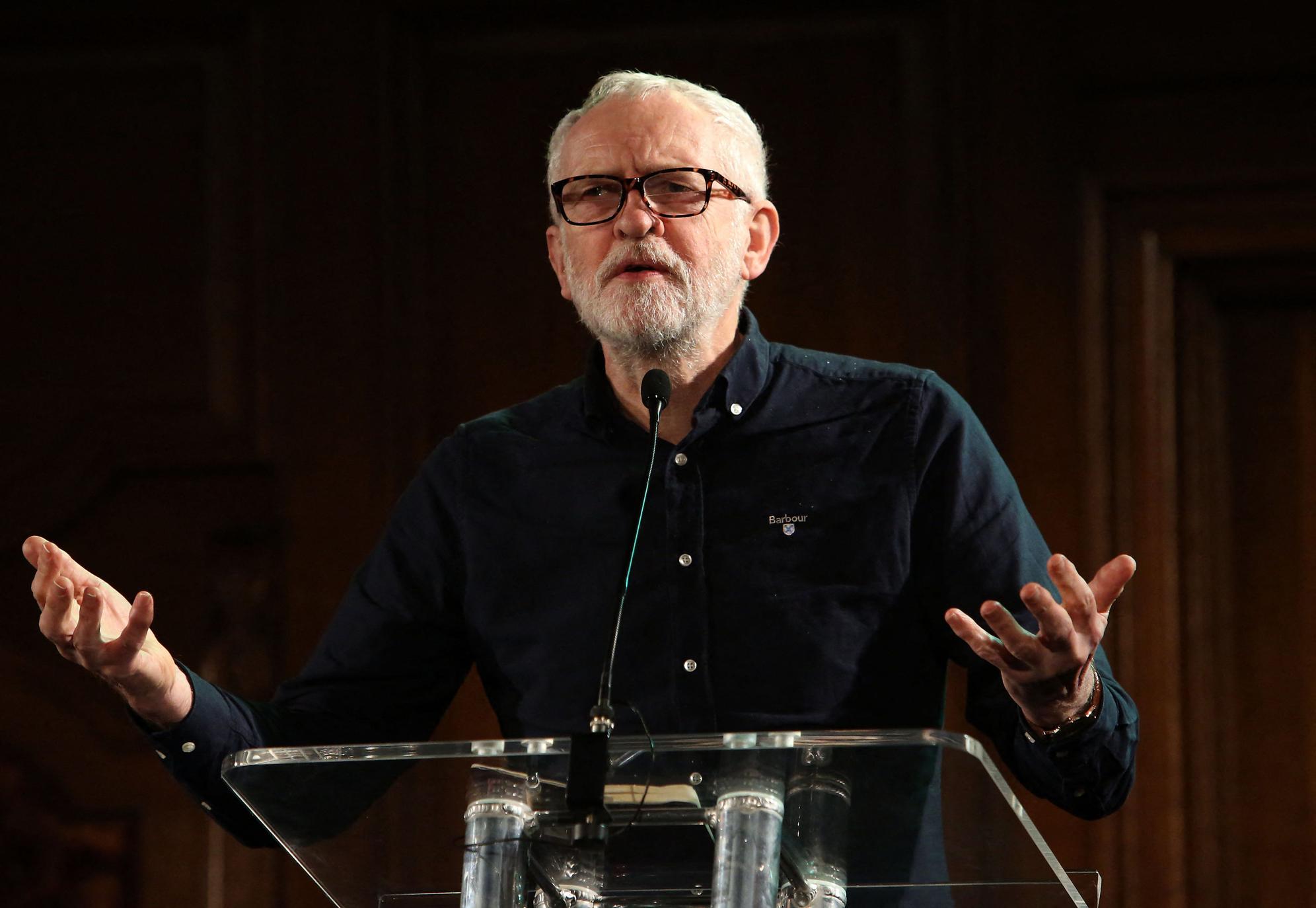 British ex-Labour leader Jeremy Corbyn announces a new political party
