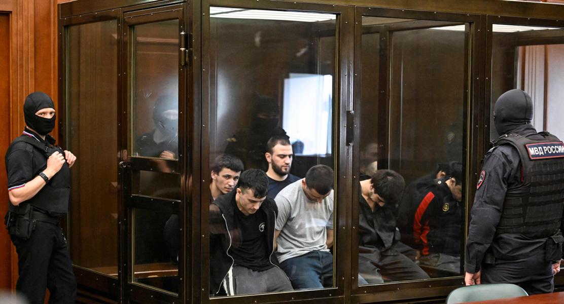 Trial begins for suspects in Moscow concert hall attack that killed 149