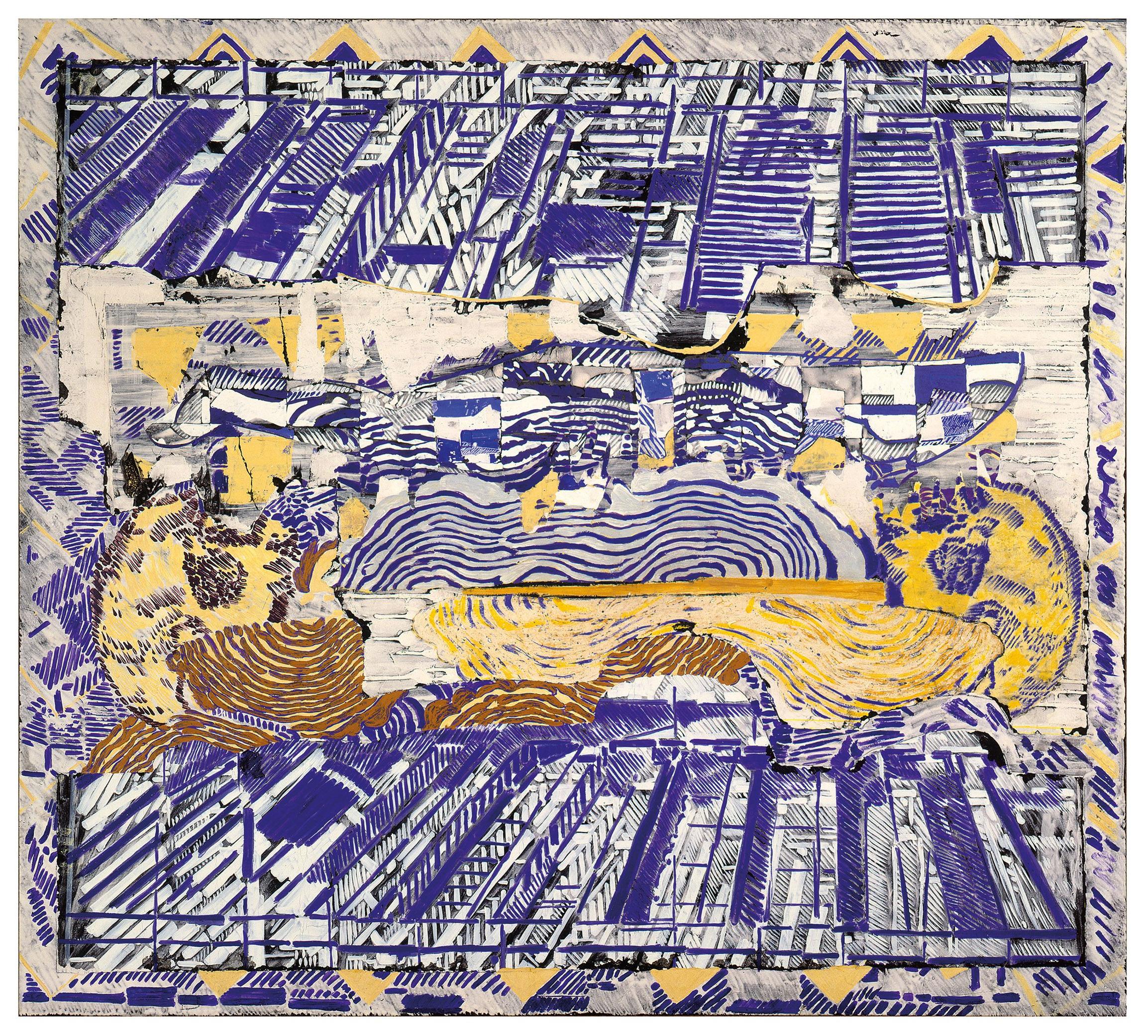 François Rouan, peintre protéiforme, et ses « empreintes » singulières ...