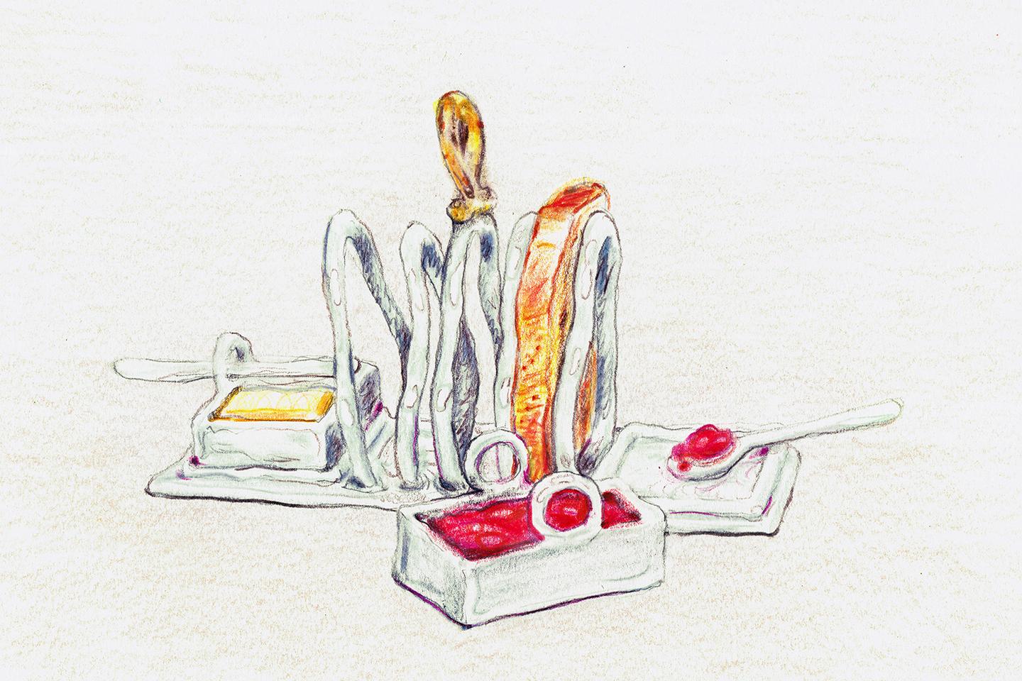 Les arts de la table en quatre objets