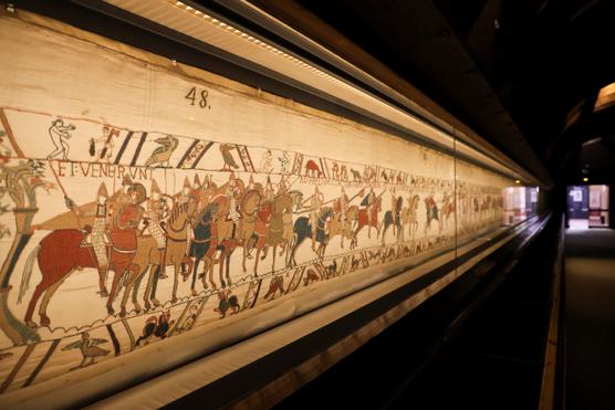Bayeux Tapestry was quietly moved before its loan to the UK