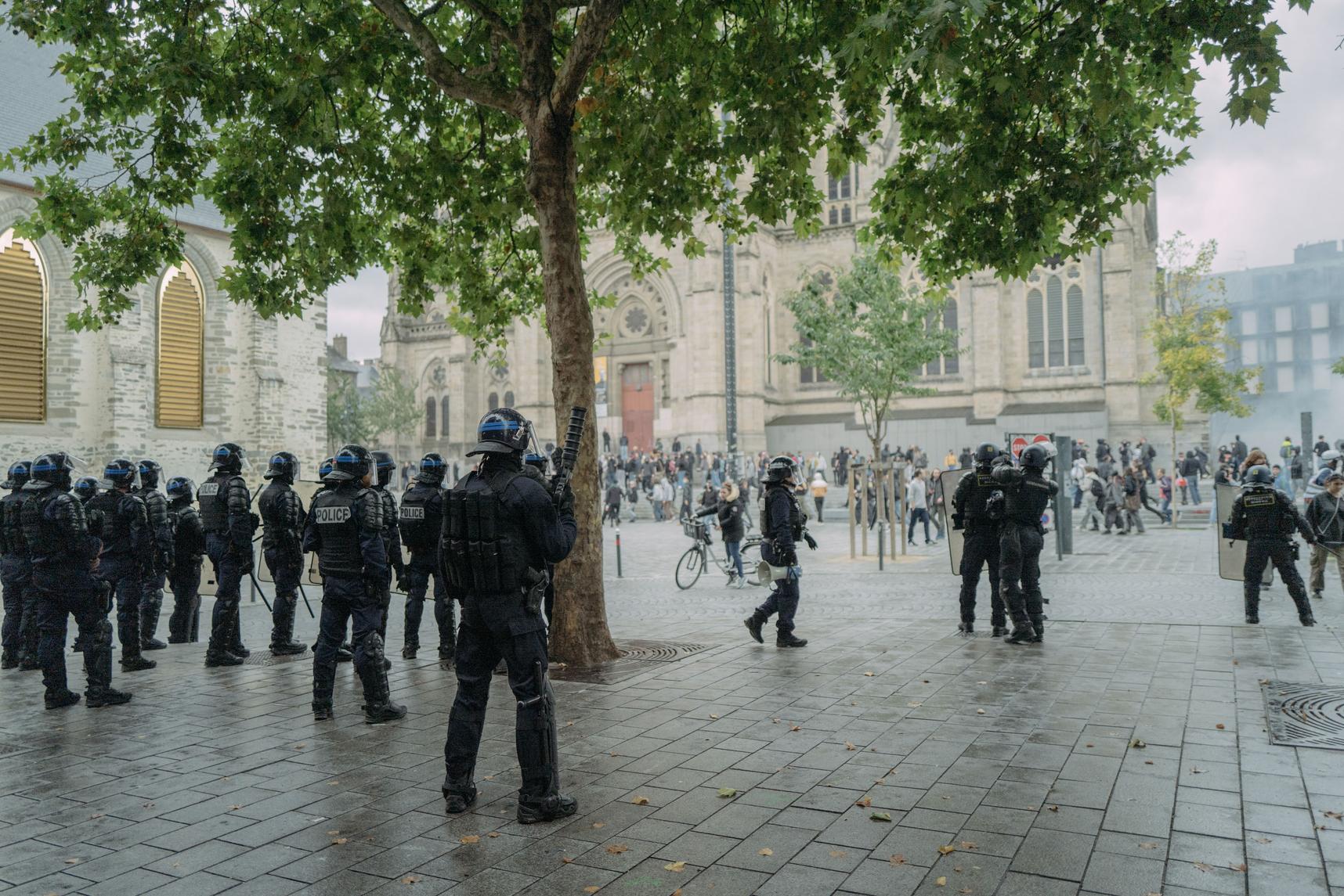 France's 'Block Everything' protests converge around ousting Macron