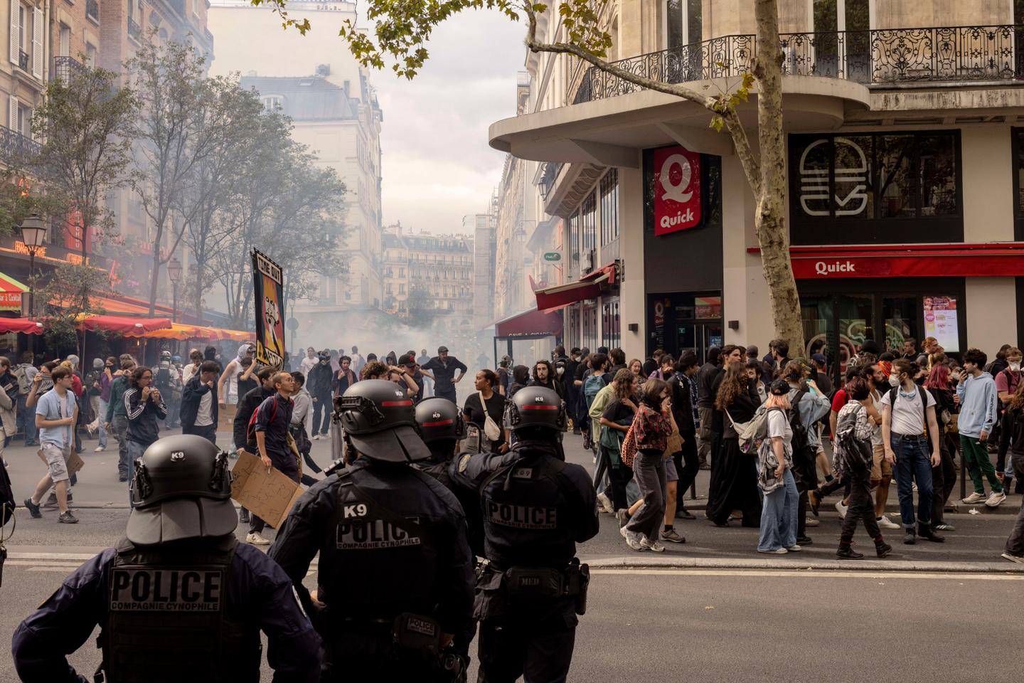France's 'Block Everything' protests converge around ousting Macron
