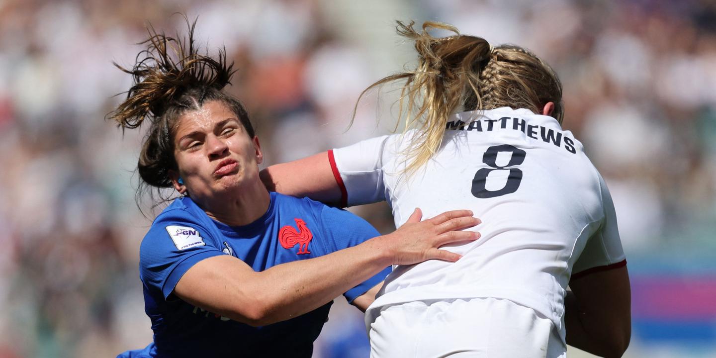 Une morsure, un placage haut et une commotion : le XV de France féminin ...