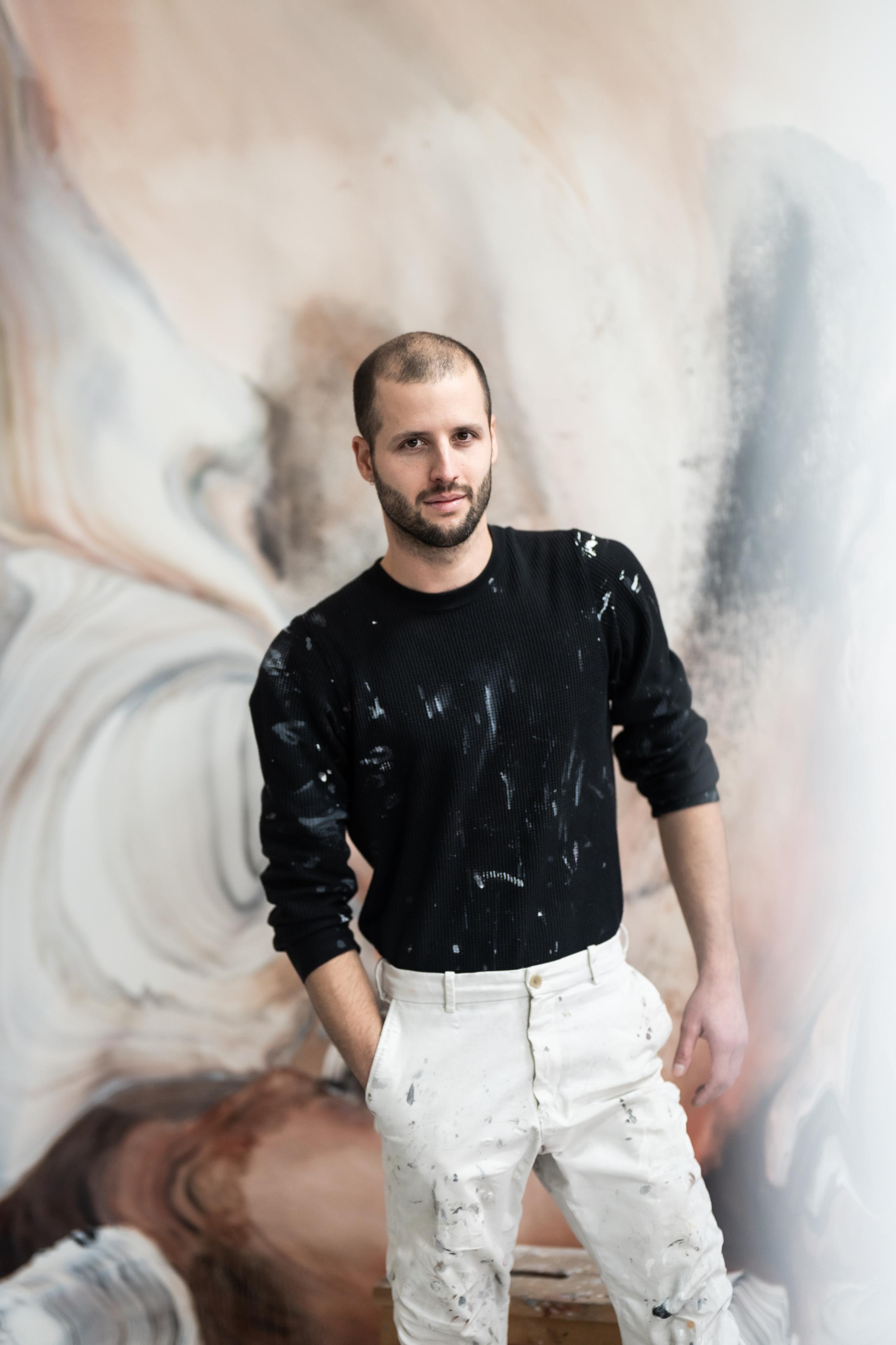 Silvère Jarrosson, un ancien danseur à l’Opéra de Paris devenu peintre, à la frontière entre l ...