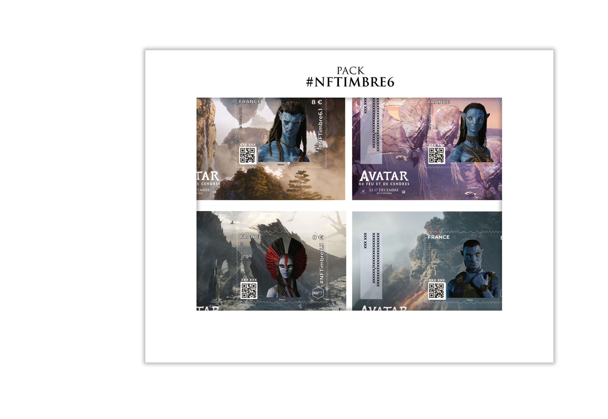 Des timbres-poste NFT aux couleurs d’« Avatar