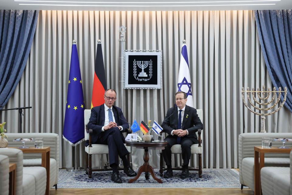 In Jerusalem, Merz reaffirms Germany's support for Israel
