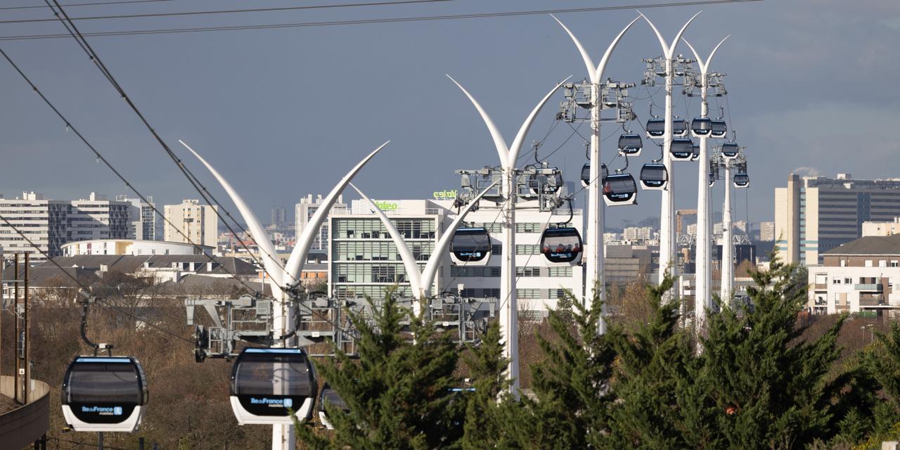 Paris region inaugurates its first cable car