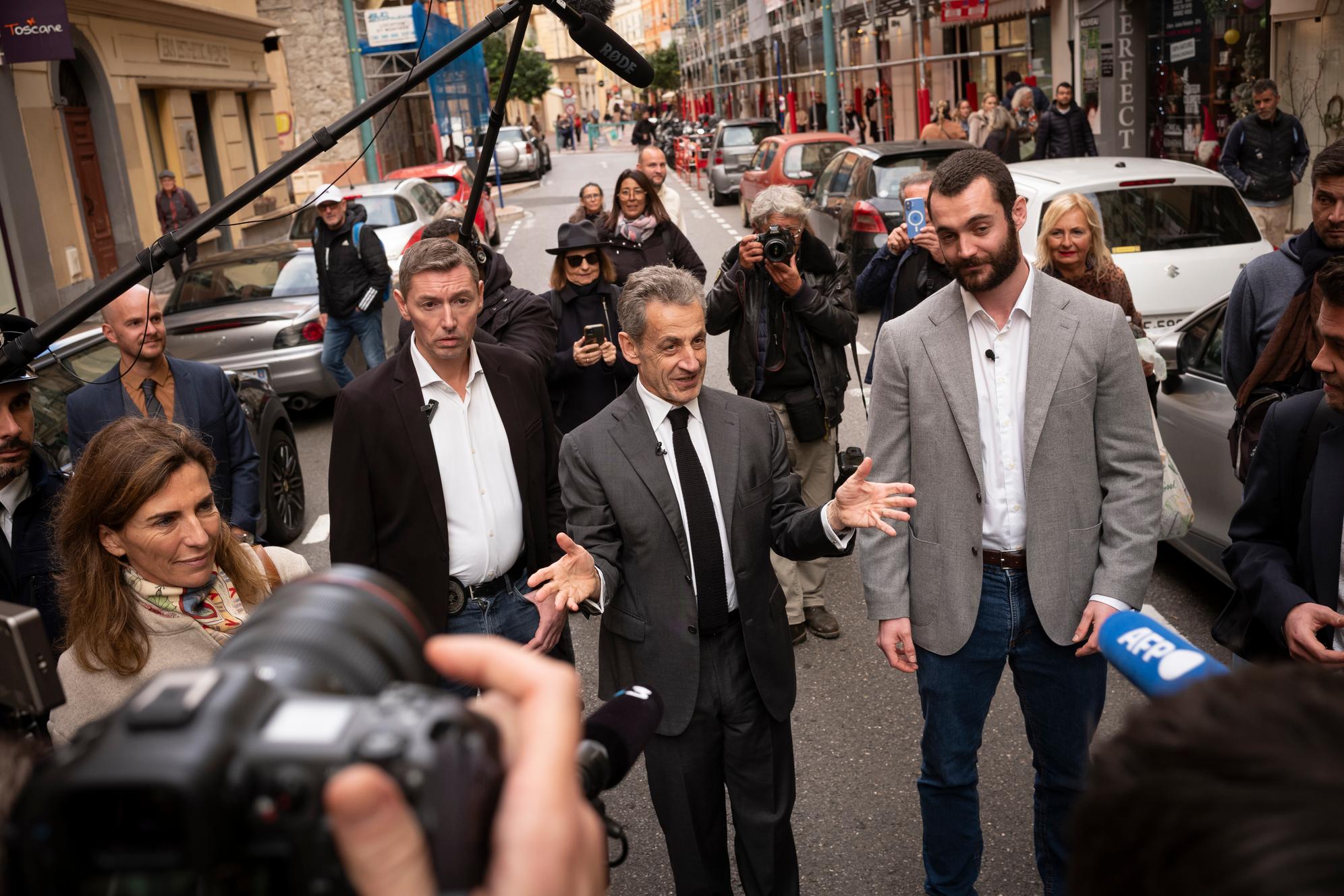 Municipales 2026 : à Menton, Nicolas et Louis Sarkozy en pleine ...