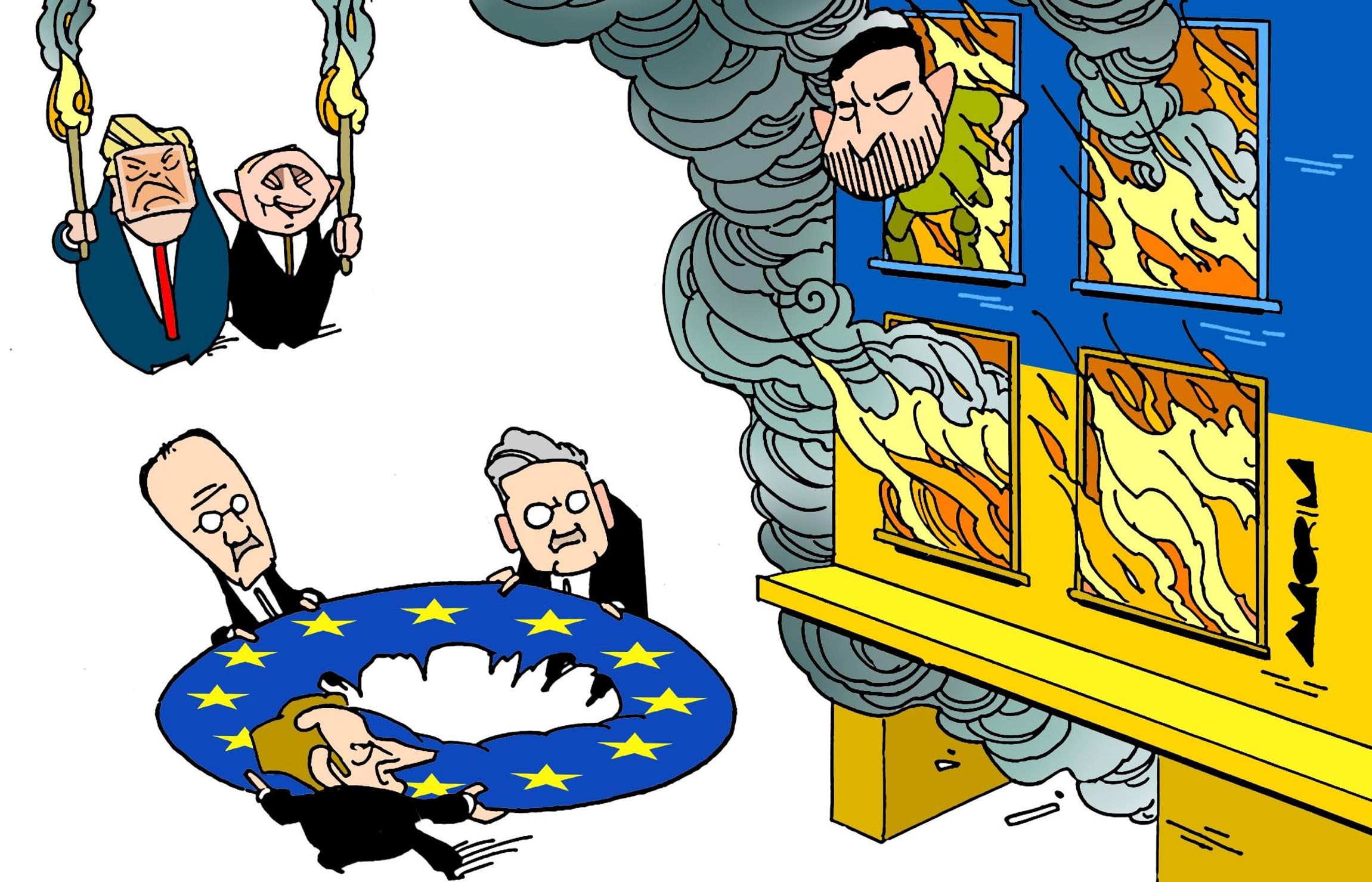 Le Monde's cartoon of the day, by Amorim