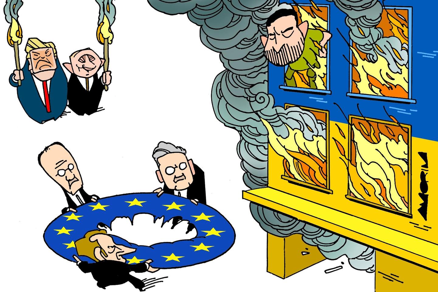 Le Monde's cartoon of the day, by Amorim