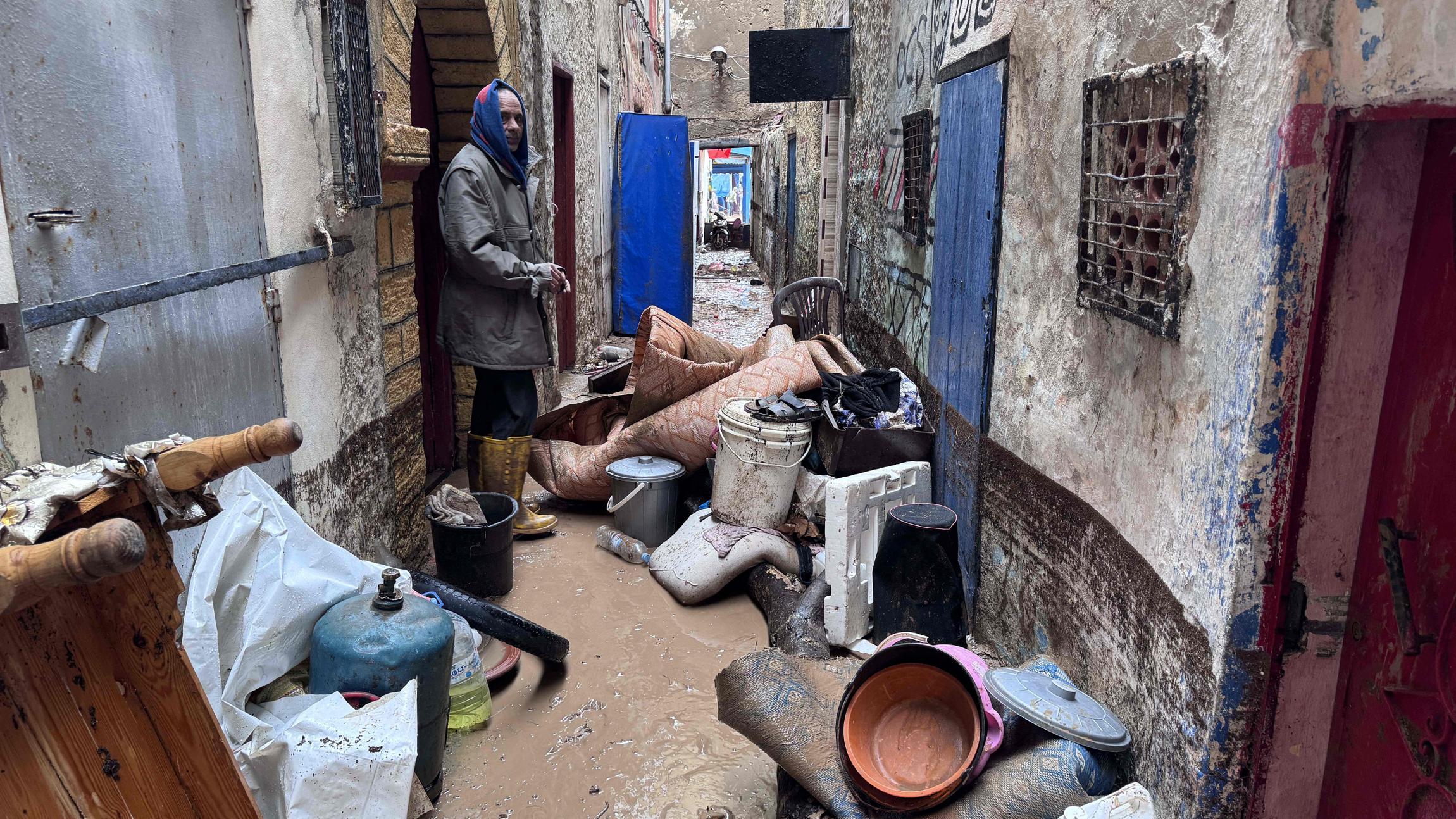 Maroc : les images des inondations qui ont causé la mort de 37 ...